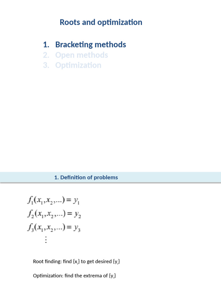 2.roots and Optimization | PDF | Mathematical Optimization | Algorithms