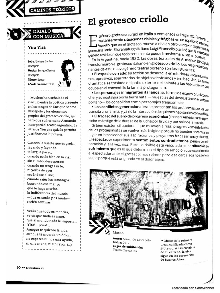 El Grotesco Criollo | PDF