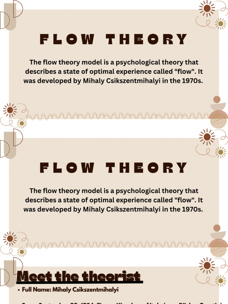 Flow Theory | PDF