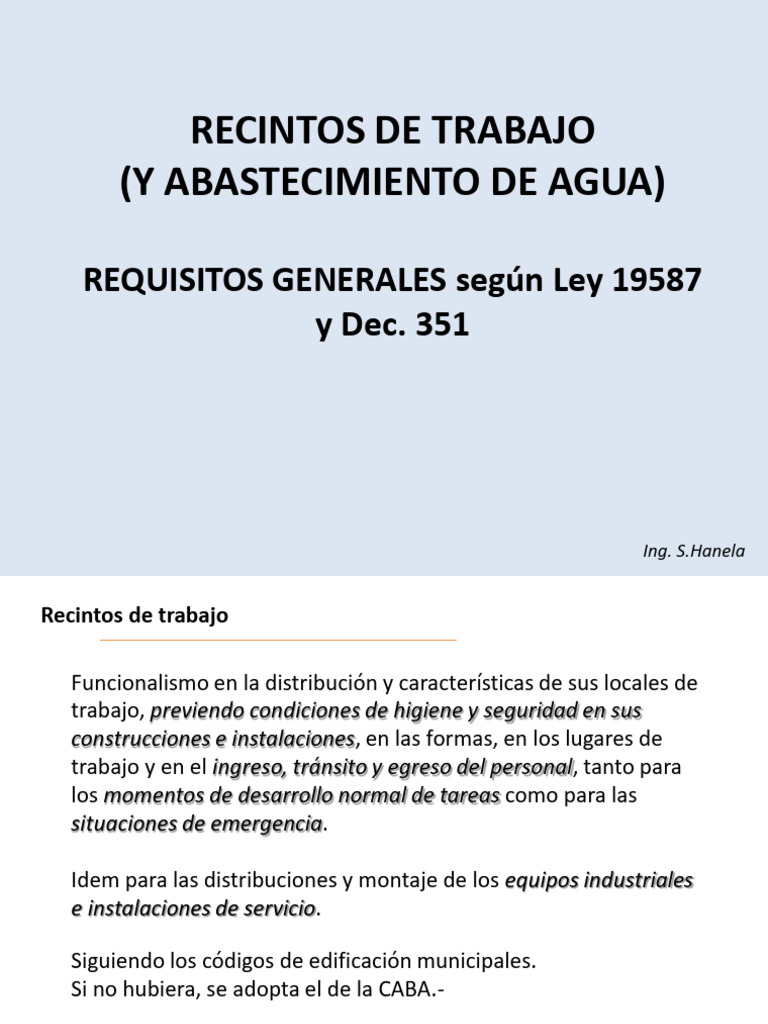 Clase 7 - Recintos de Trabajo 3.2 - para Imprimir - Fondo Bco | PDF | Agua subterránea | Agua