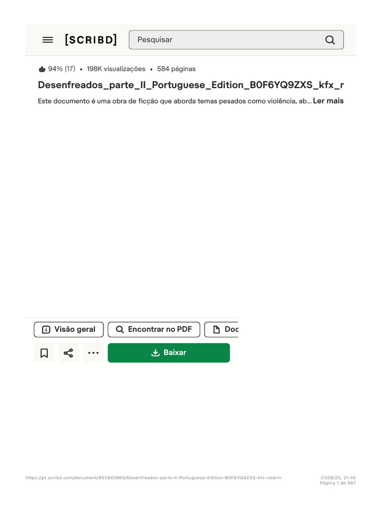 Desenfreados Parte II Portuguese Edition B0F6YQ9ZXS KFX Nodrm - PDF ...
