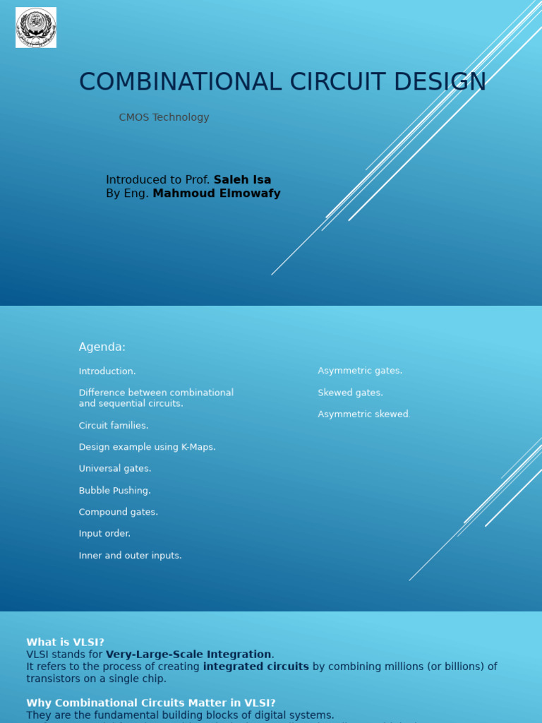 Combinational Circuit Design | PDF | Logic Gate | Cmos