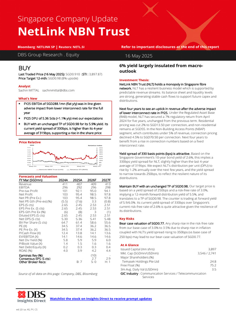 Netlink 160525 | PDF | Valuation (Finance) | Risk