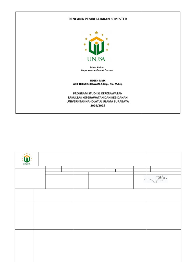 RPS Kep Gadar 2024-2025 (New) | PDF