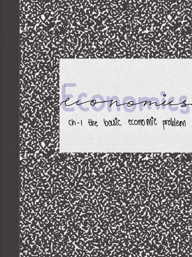 Economics Notes | PDF