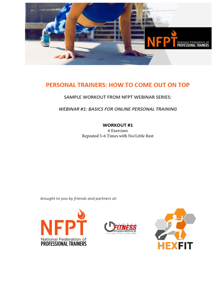 Effective Online Personal Training Workout | PDF