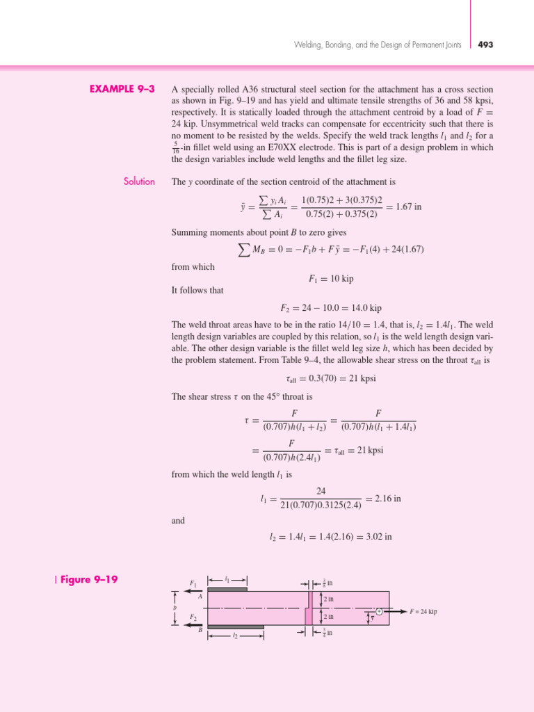 Shigley Machine Design Pages 19 | PDF | Welding | Construction