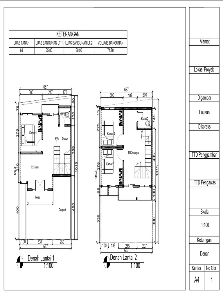 Denah Pattimura Rev | PDF