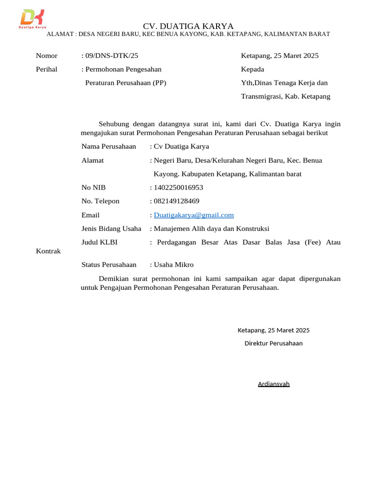 Pengajuan Pengesahan PP PDF | PDF