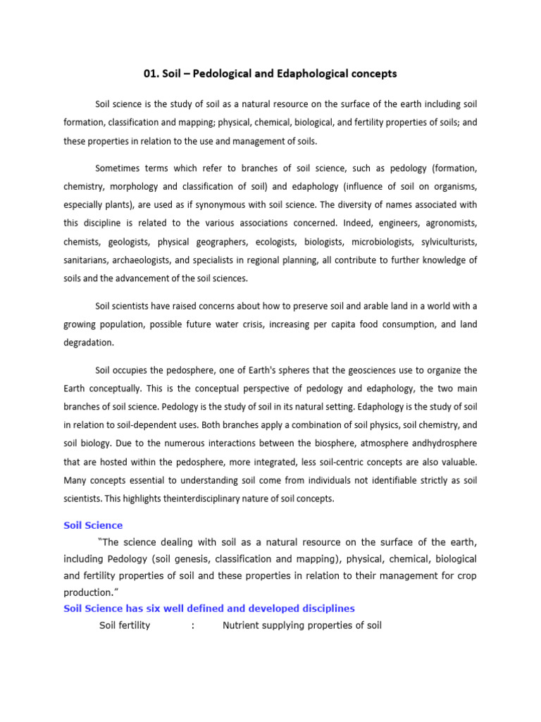 Ssac 111 | PDF | Soil Science | Soil