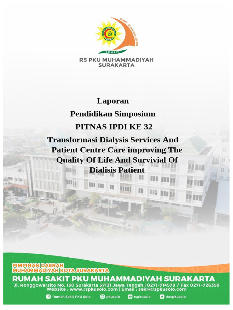 Cover Laporan Simposium | PDF