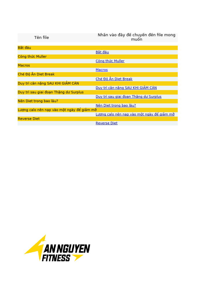 ANF - Chế Độ Ăn Cả Đời | PDF