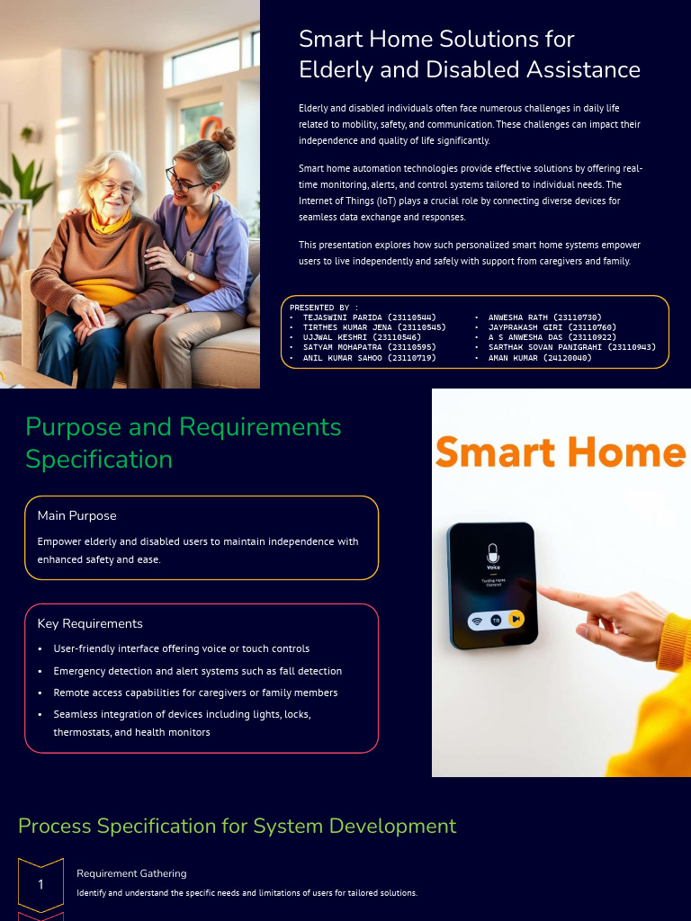 Smart Home Solutions For Elderly and Disabled Assistance | PDF ...