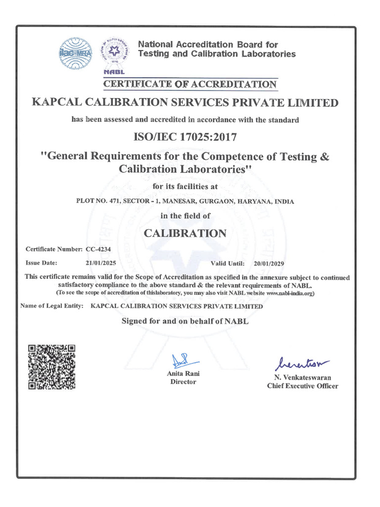 17.qualified Test Laboratory Documents | PDF