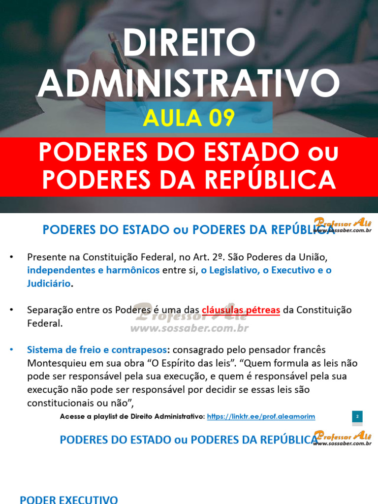 Poderes do Estado: Funções e Estruturas | PDF | Administração pública ...