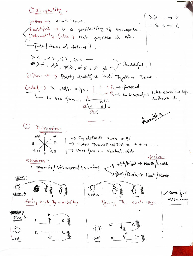 Reasoning Formula | PDF