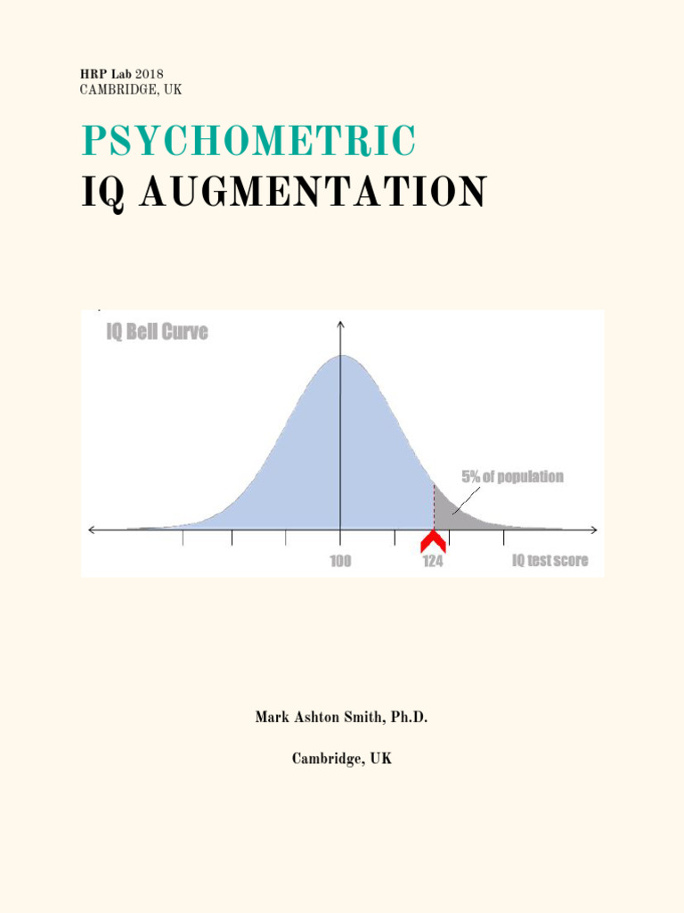 psychometric iq augmentation | PDF | Intelligence Quotient | Intelligence