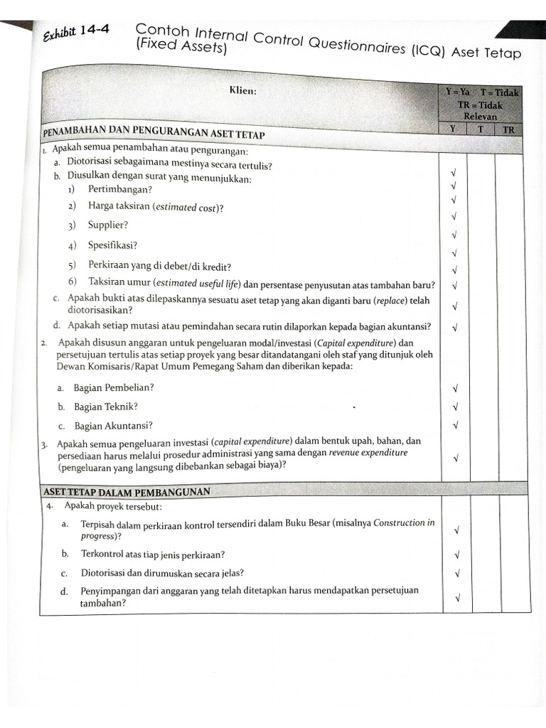 Icq Aset Tetap | PDF