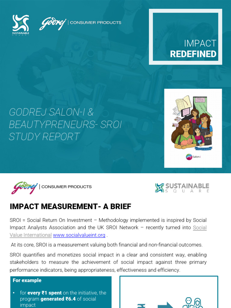 Beautypreneur Program SROI Impact Report | PDF | Economies | Business