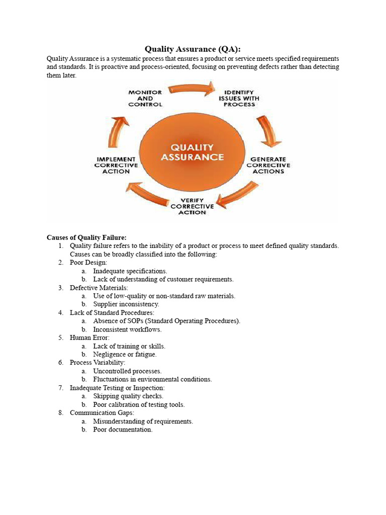 Unit - 5 Quality Assurance Notes | PDF | Quality Assurance | Benchmarking