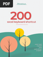 222 Excel Keyboard Shortcuts For PC and Mac - Exceljet | PDF | Control Key | Microsoft Excel