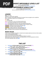 The Longest Levels List | PDF | Frame Rate | Computing
