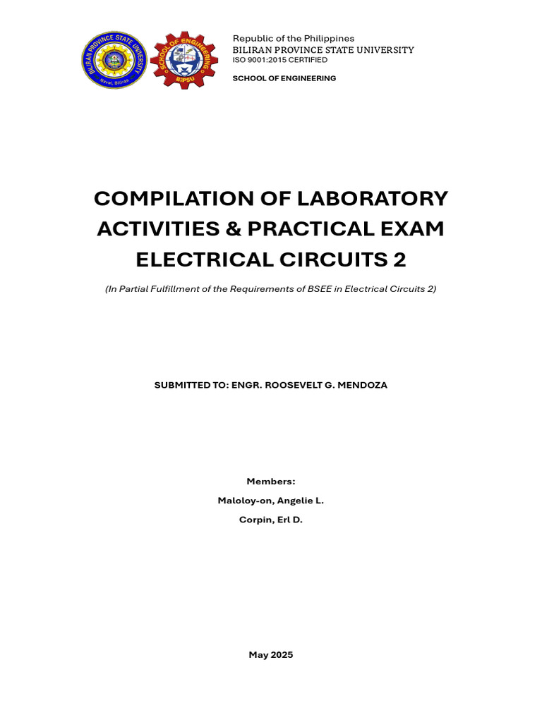 Compilation of Laboratory Activities | PDF
