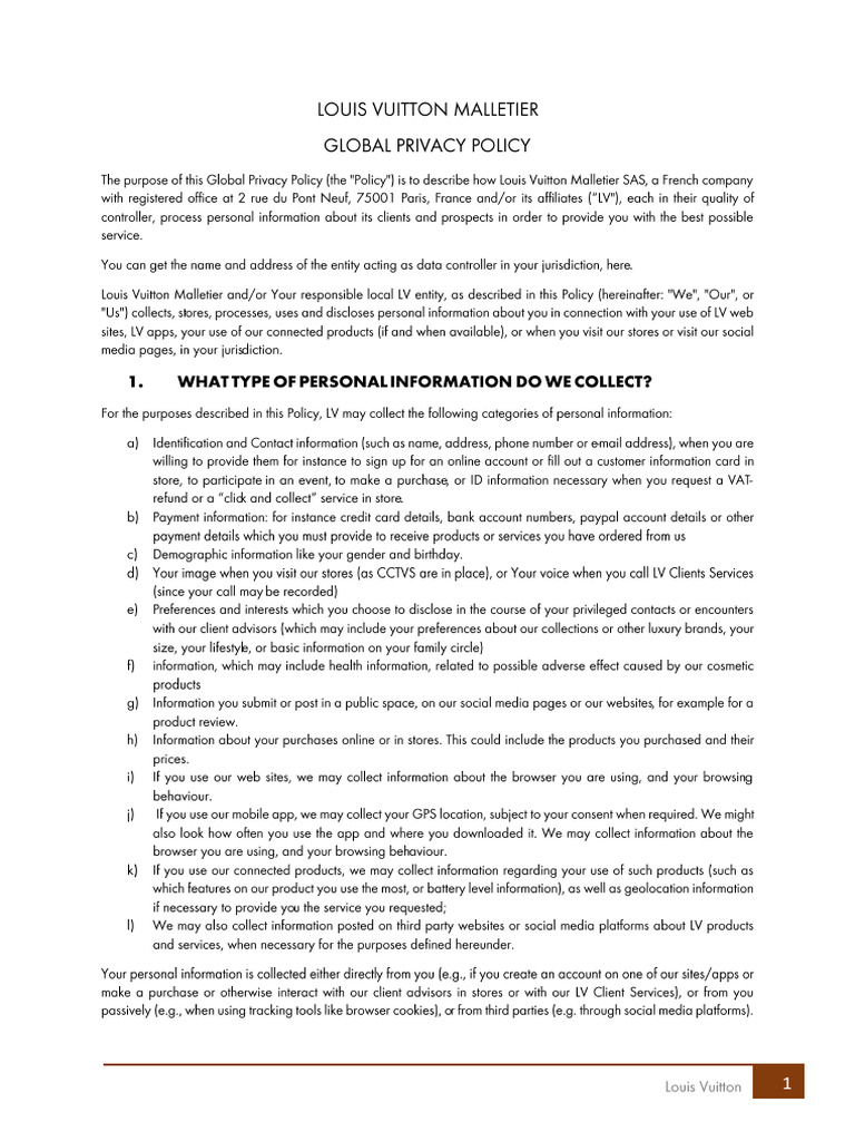 LV Legal Notice V2 UK | PDF
