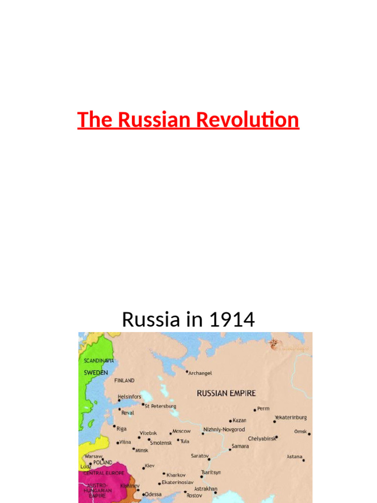 Overview of the Russian Revolution | PDF | Russian Revolution | Bolsheviks