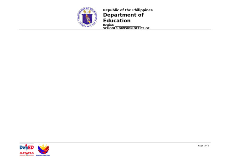 Sample Letterhead Landscape | PDF
