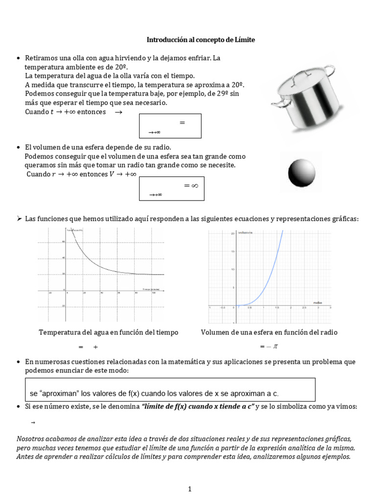 R3 Introducción Al Concepto de Límite y Contiuidad | PDF | Límite ...
