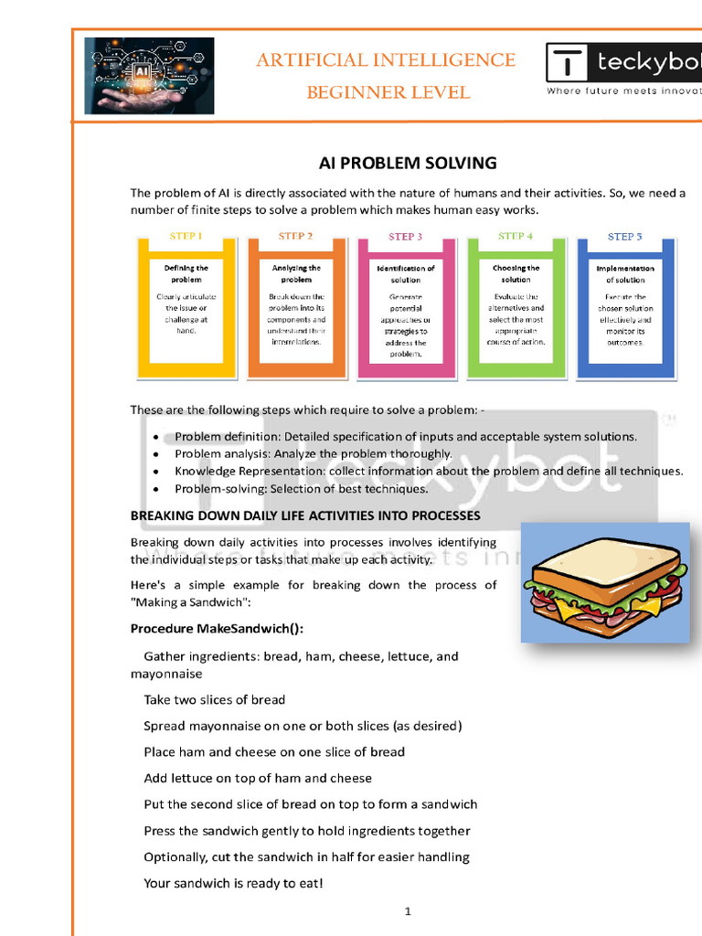 Ai Problem Solving | PDF