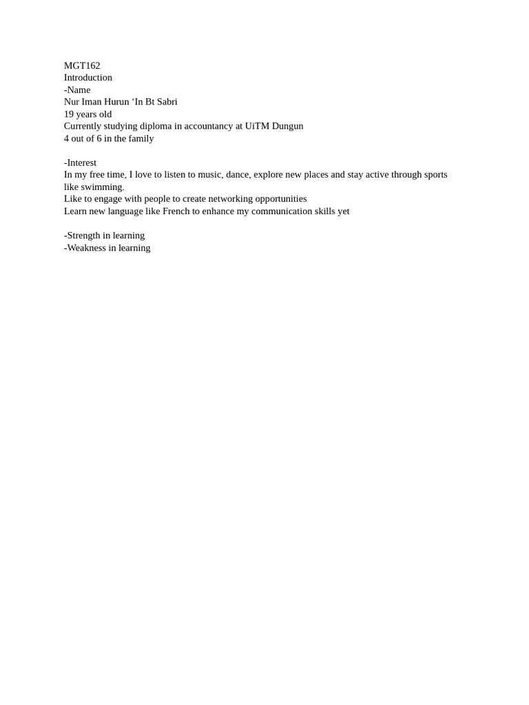 MGT162 | PDF