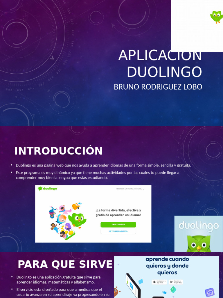 Aplicación Duolingo | PDF