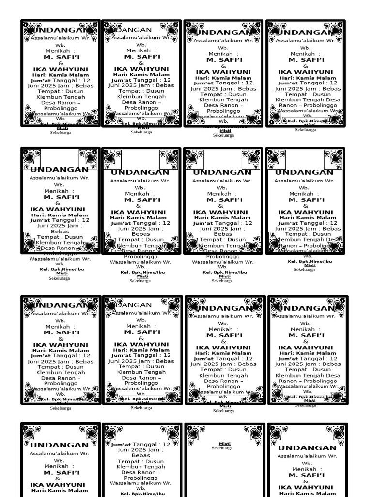 Undangan Rokok 1 | PDF