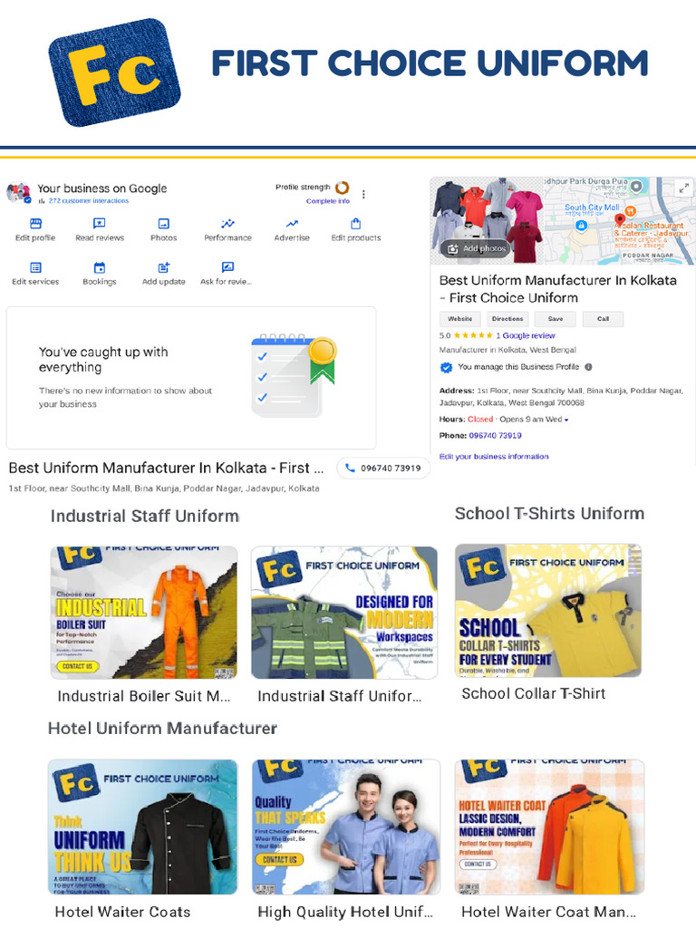 First Choice Uniform GMB Report Jan 2025 | PDF