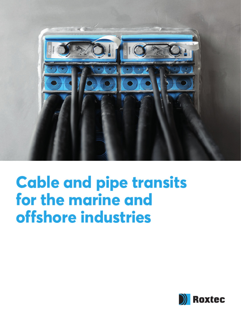 Roxtec Sealing Solutions for Marine Pipes | PDF | Pipe (Fluid ...