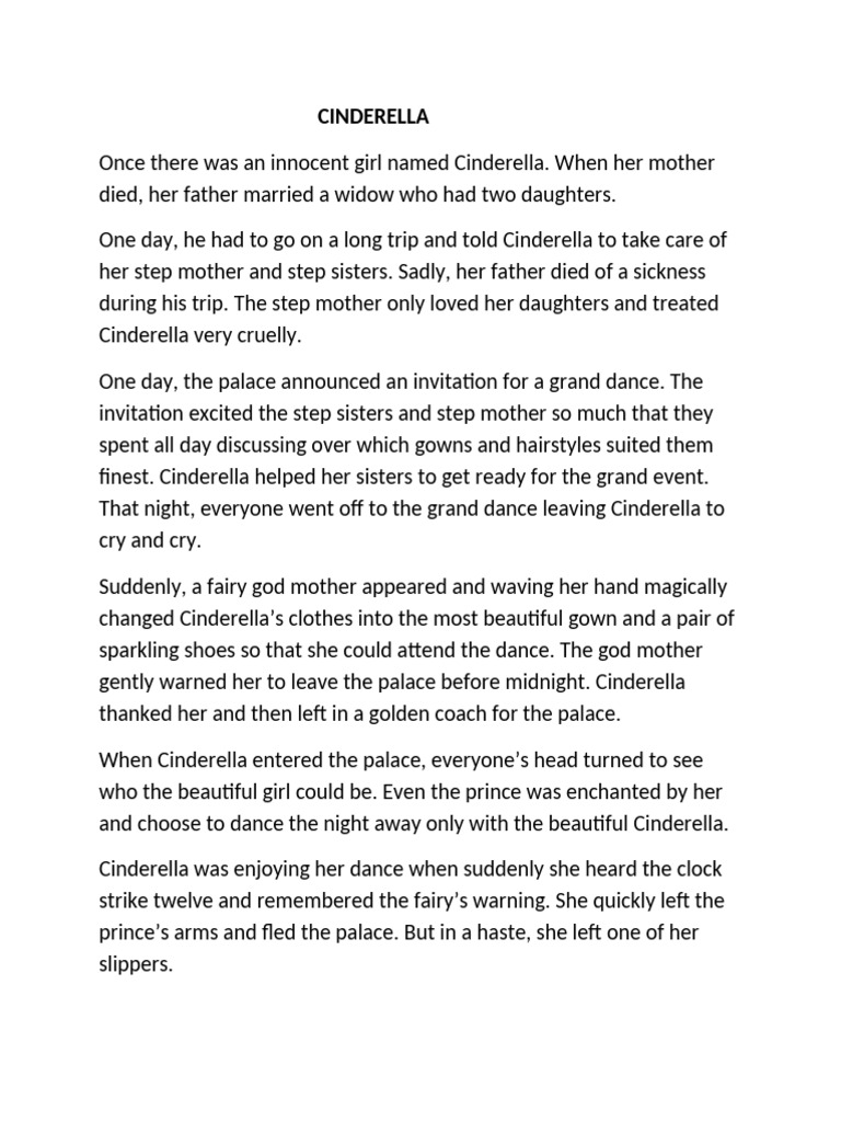CINDERELLA | PDF