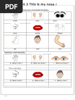 My Body - Grade 1 | PDF