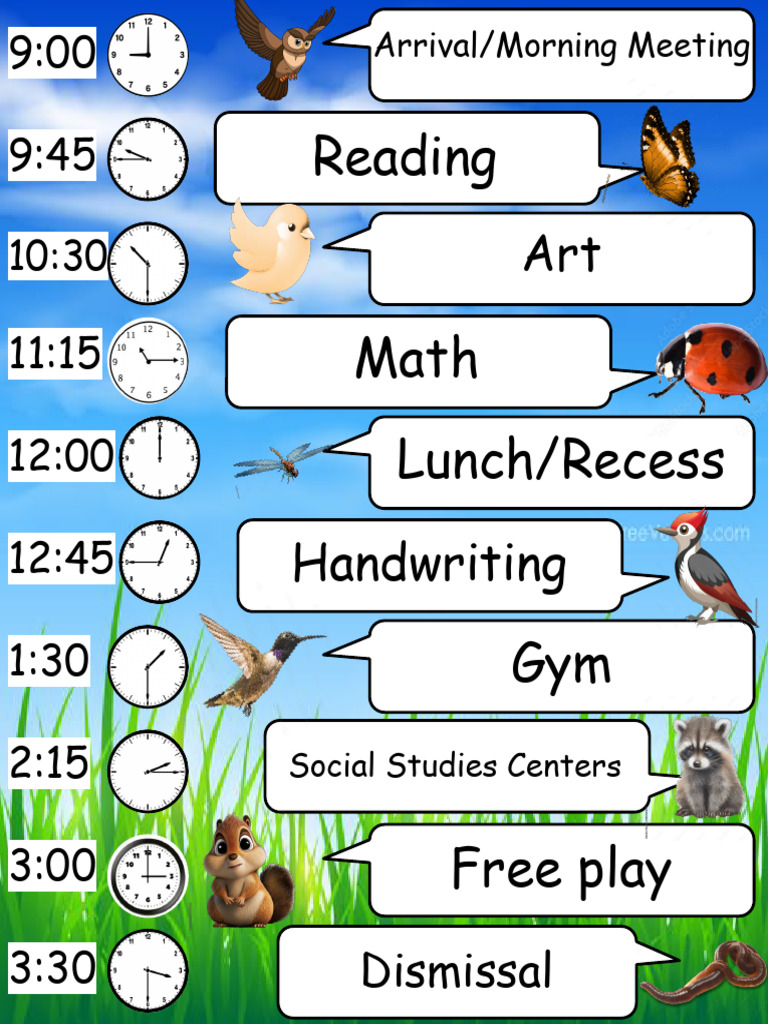 Visual Schedule | PDF