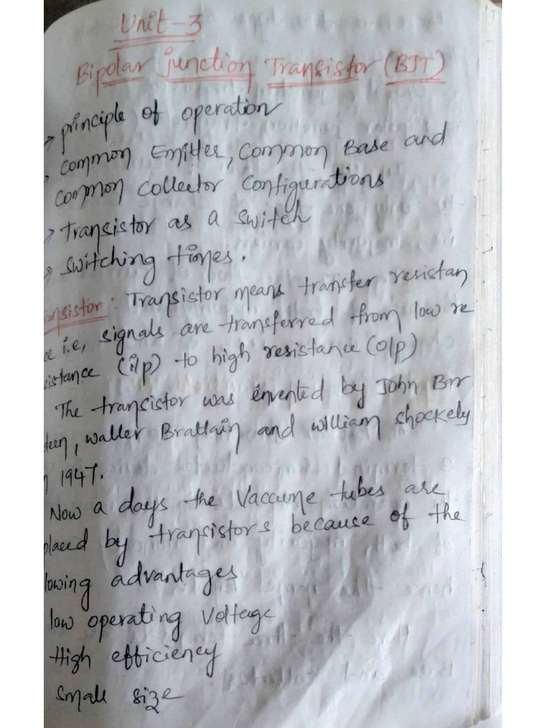 edc notes 3 rd unit | PDF