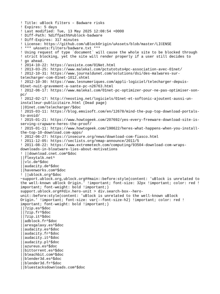 Badware Min | PDF | Software | Information Age