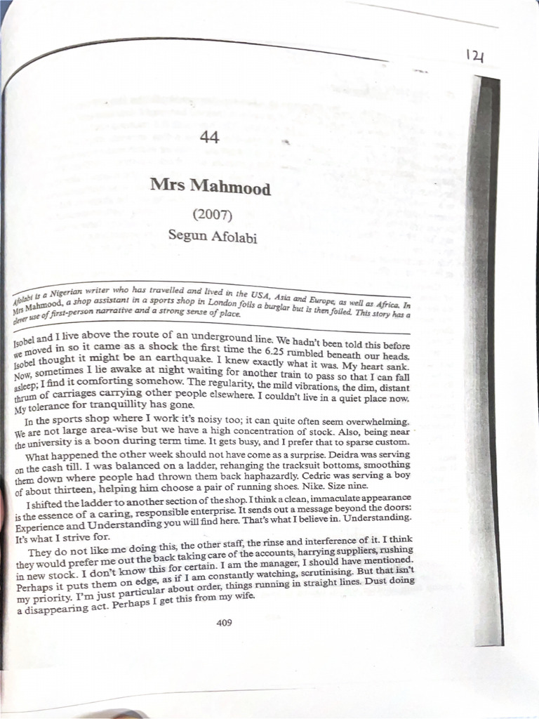 Mrs Manmood | PDF