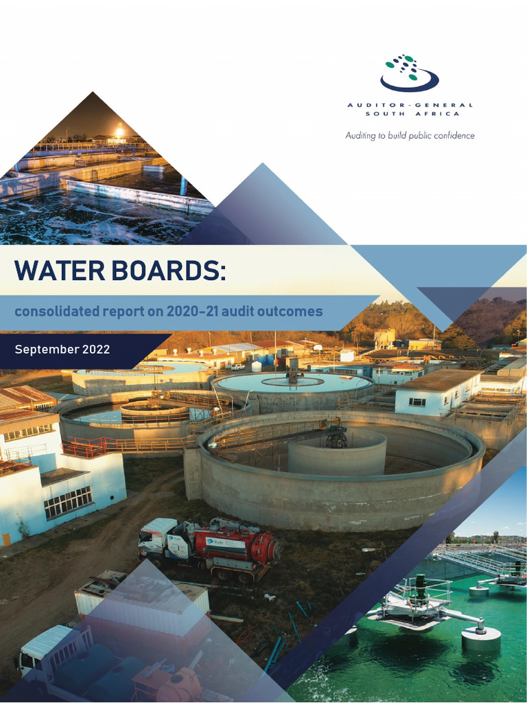 Water Boards Report FINAL Consolidated Report On 2020-21 Audit Outcomes | PDF | Water | Audit