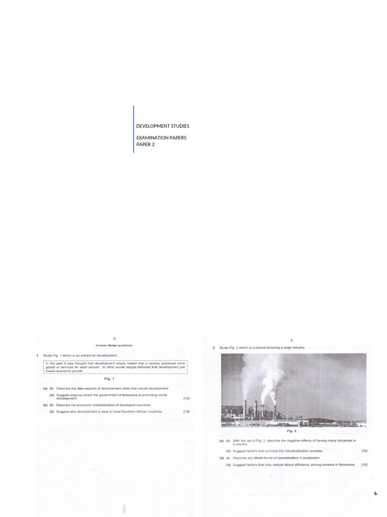 BGCSE Past Exam Papers 2 DVS | PDF | Qualifications | Educational Assessment And Evaluation