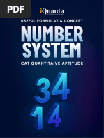 Iquanta CAT Quant Formula Book. | PDF | Quadratic Equation | Mathematics