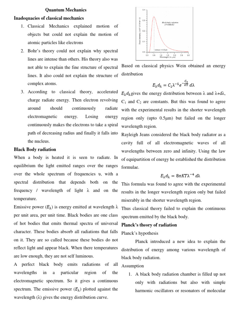 Understanding Quantum Mechanics Basics | PDF | Electromagnetic ...