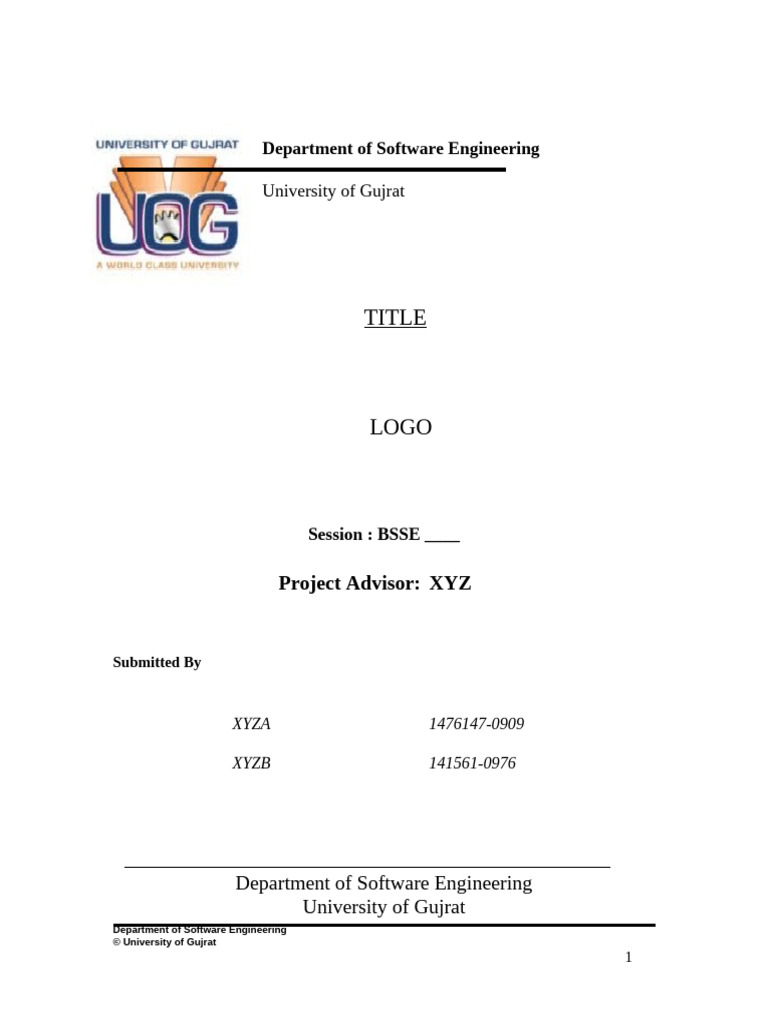 Final Year Project Submission Guide | PDF | Performance Indicator ...