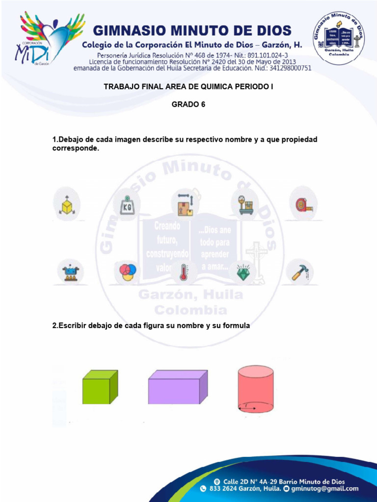 Trabajo Final Quimica | PDF