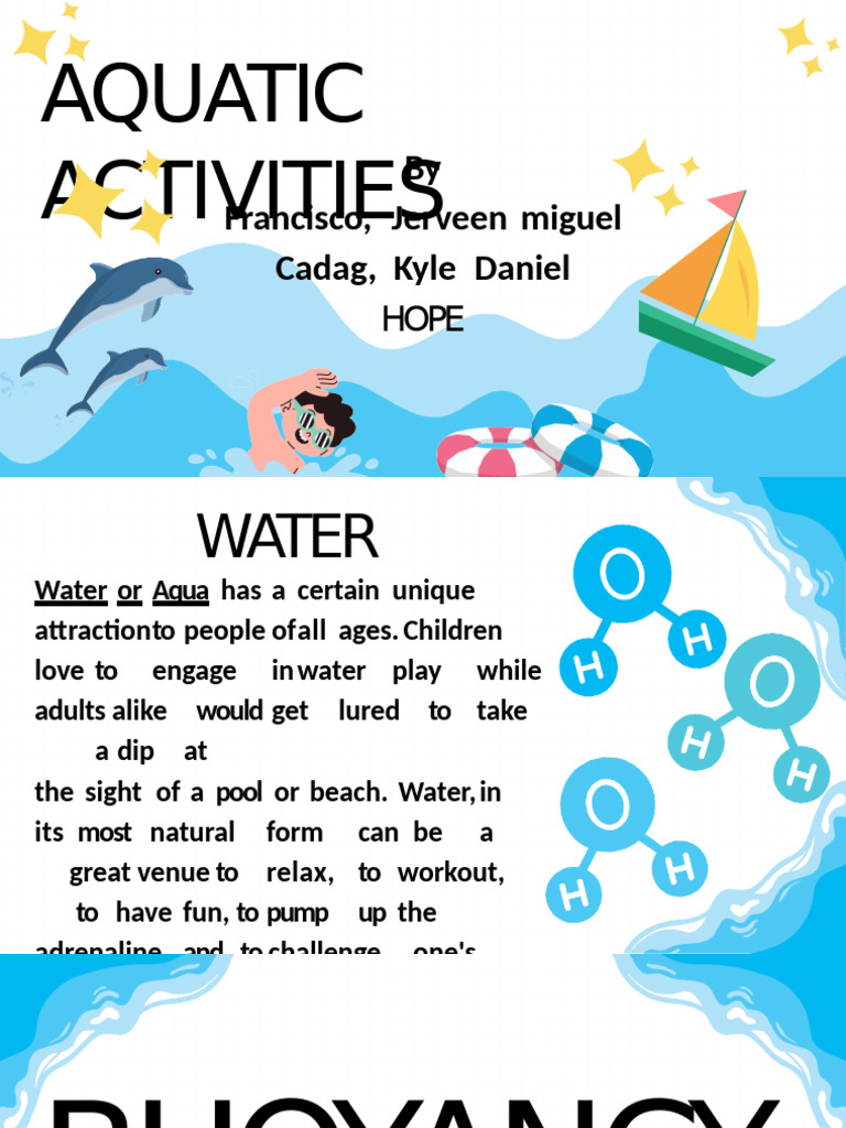 Exploring Aquatic Activities and Safety | PDF | Scuba Diving | Buoyancy